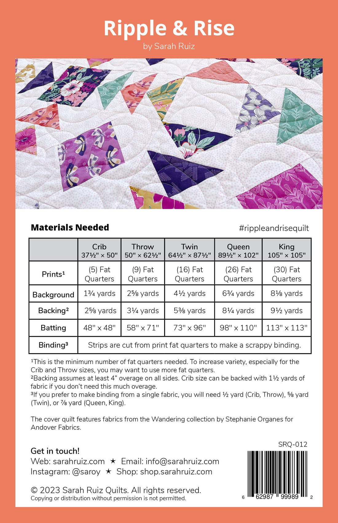 Ripple and Rise Quilt Pattern – Sewfinity