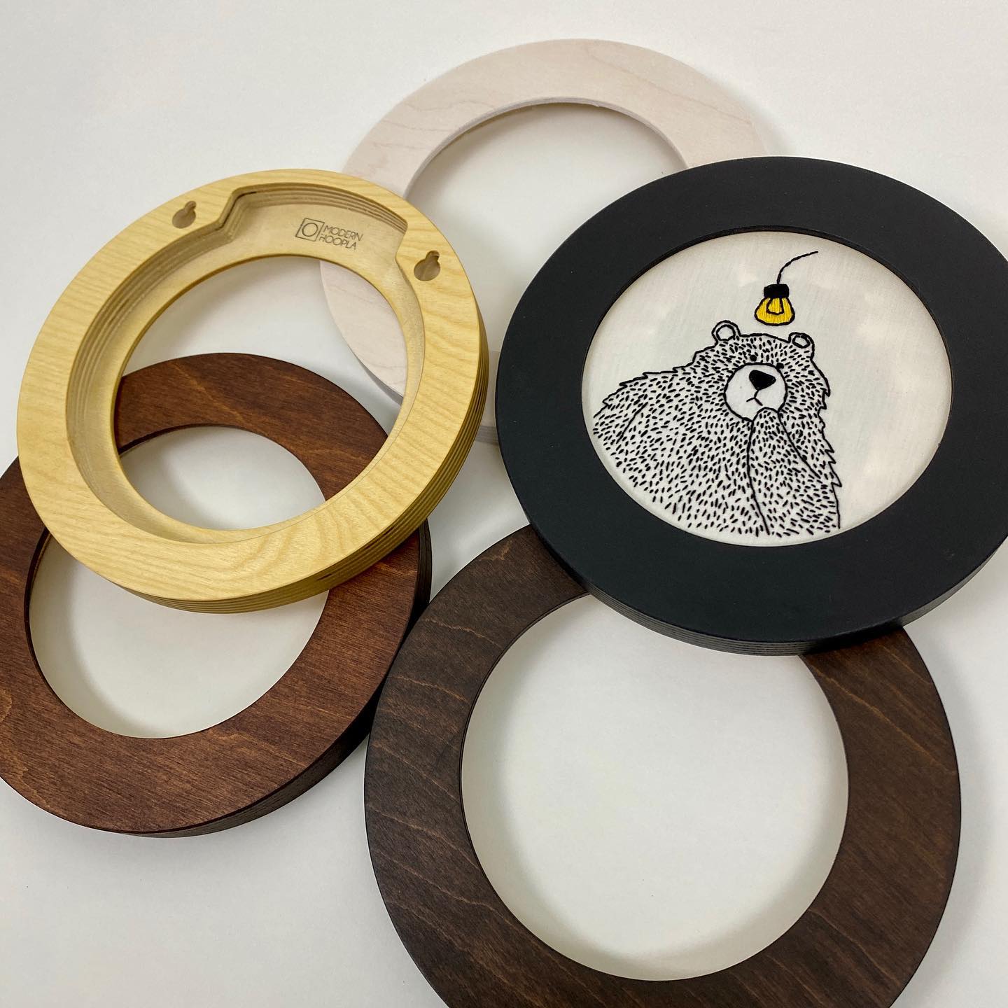 Hoop Frame - Circle 6 in - Black – Sewfinity