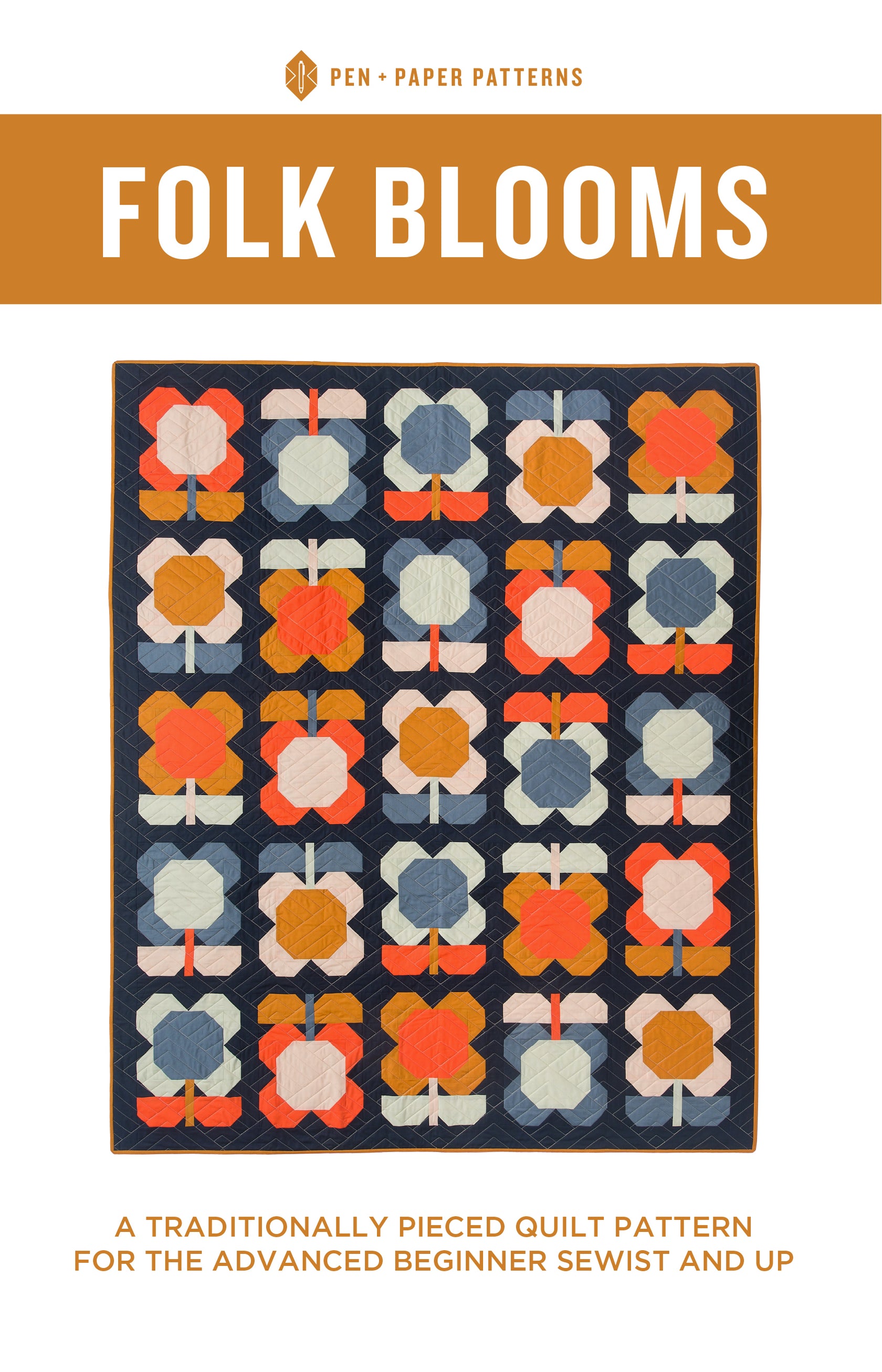 Folk Blooms Quilt Pattern – Sewfinity
